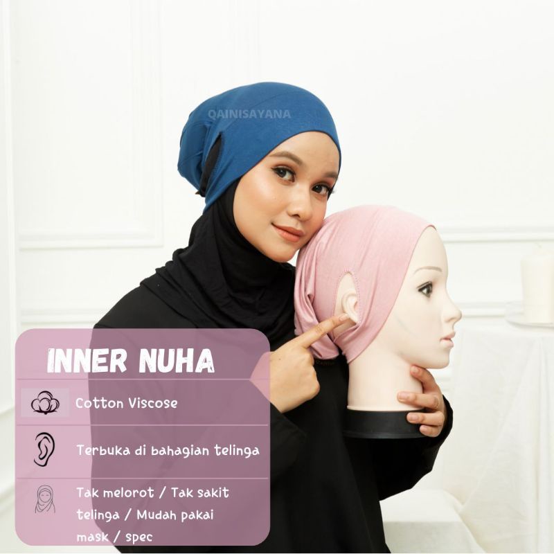 ND Inner Cotton snowcap Nuha Inner open hood on the ears Snowcap ...