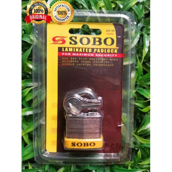 Sobo Laminated Padlock (30mm 45mm 50mm) | Shopee Philippines