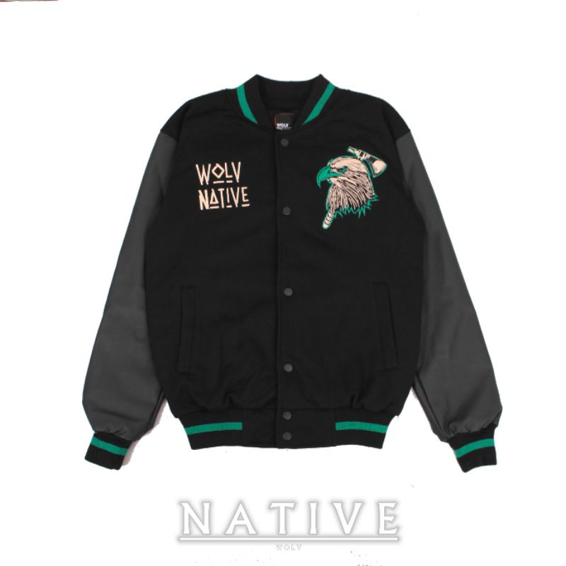 Varsity JACKET / NATIVE VARSITY JACKET / BASEBALL JACKET / WOLV JACKET ...