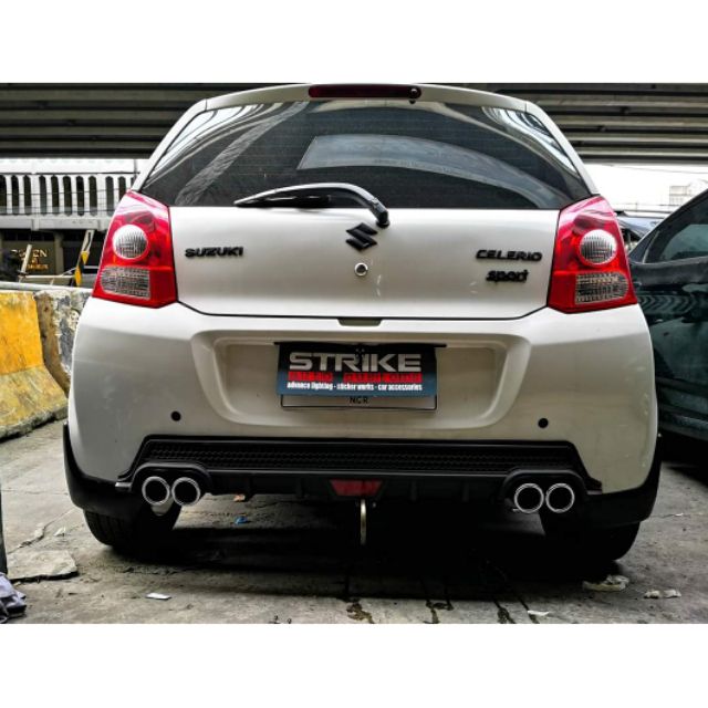 Rear Bumper Diffuser for Suzuki Celerio | Shopee Philippines