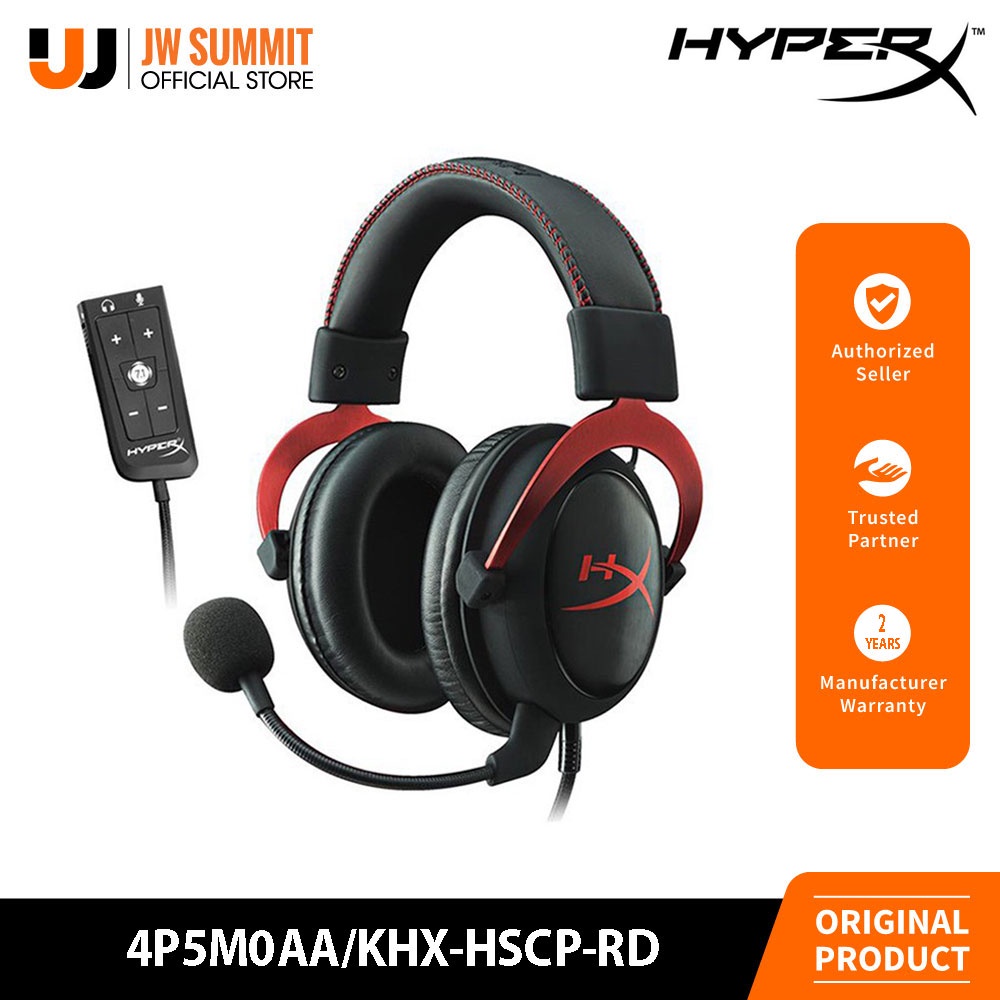 HyperX Cloud II Gaming Headset for PC, Xbox One, PS4, Wii U (4P5M0AA ...