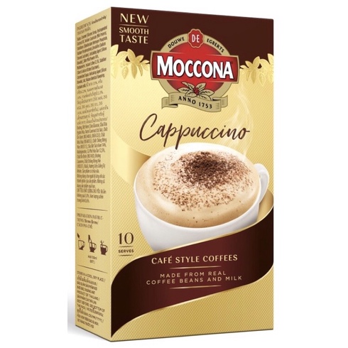 Moccona Cappuccino Cafe Style Coffee (10 sachets) 160g | Shopee Philippines