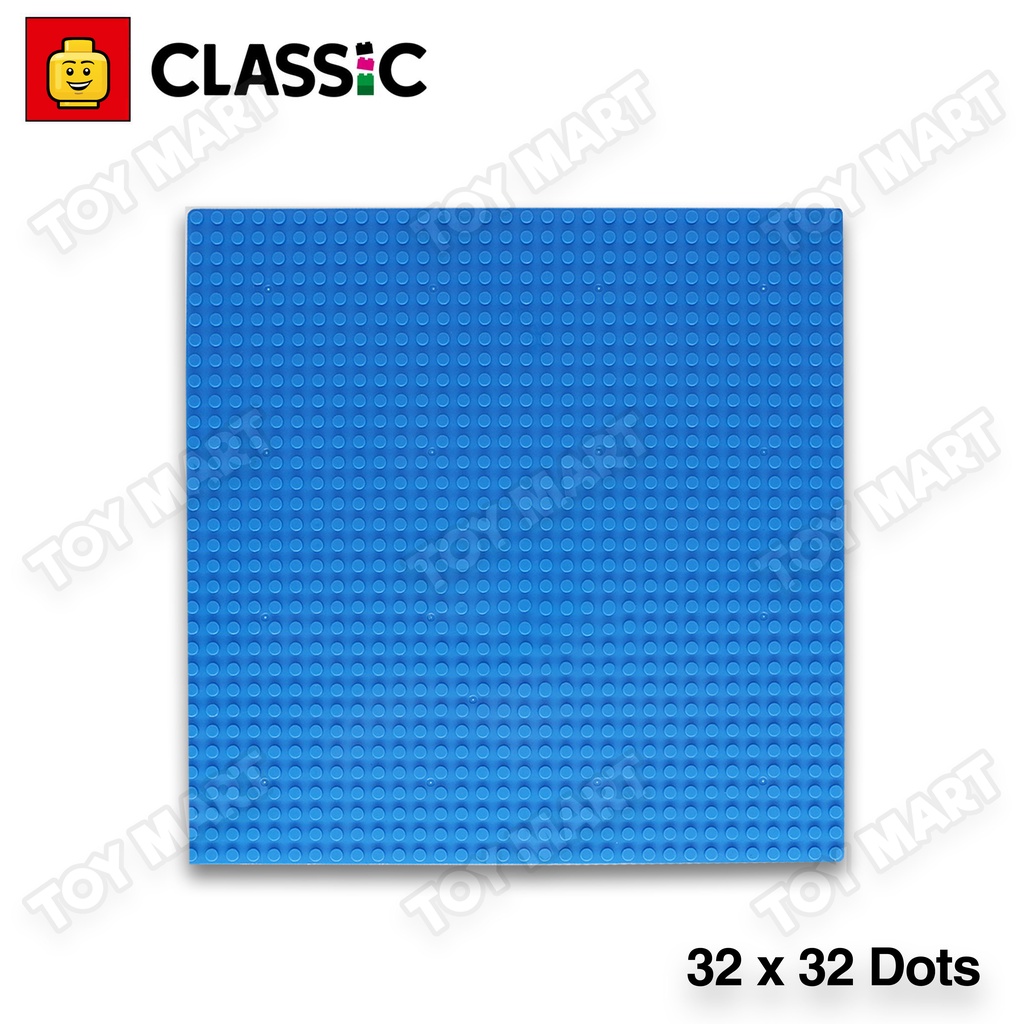 64 x 32 Dots DIY Famous Blocks Large Base Plate Classic Compatible ABS ...