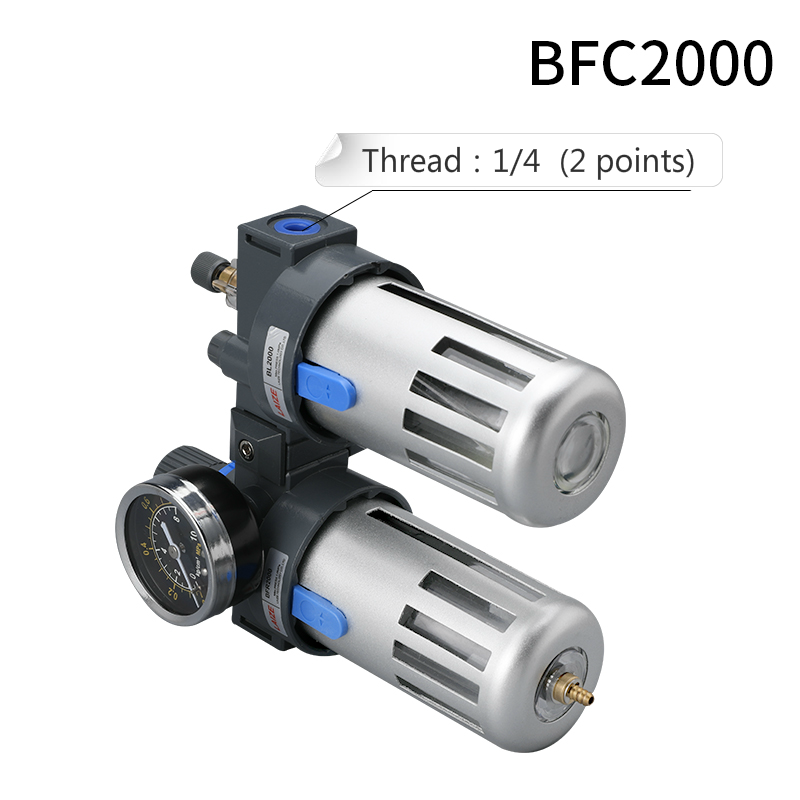 BFC-2000 3000 4000 1/4' 3/8' 1/2' Air Filter Pressure Regulator Valve ...