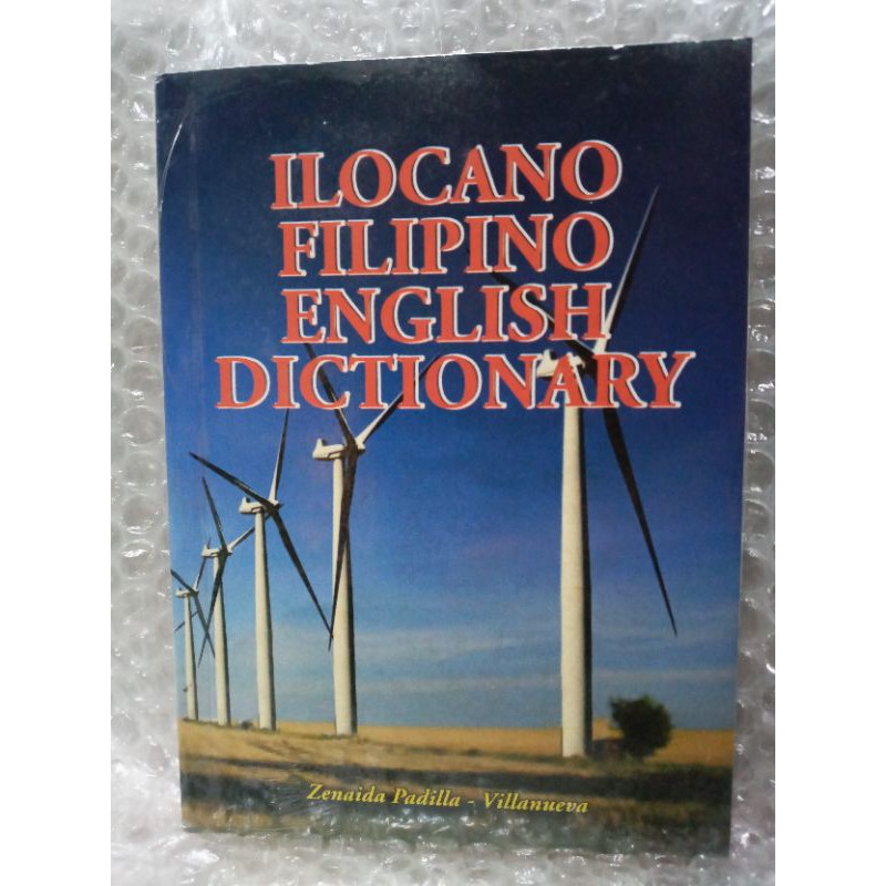 Ilocano FILIPINO ENGLISH DICTIONARY | Shopee Philippines