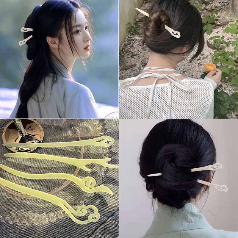 Women Ancient Style Simple Modern Hairpin Ancient Style Hairpin Hair ...