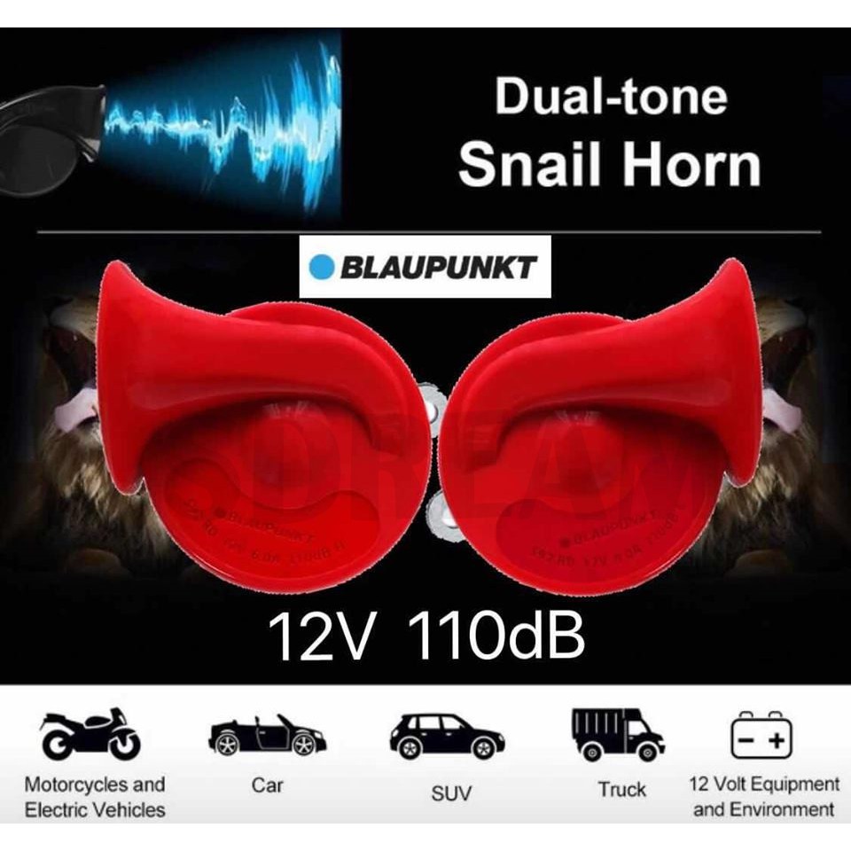 Blaupunkt SuperLoud Shell Car BM Horn 12V 2pc/Set myvi axia bezza wira ...
