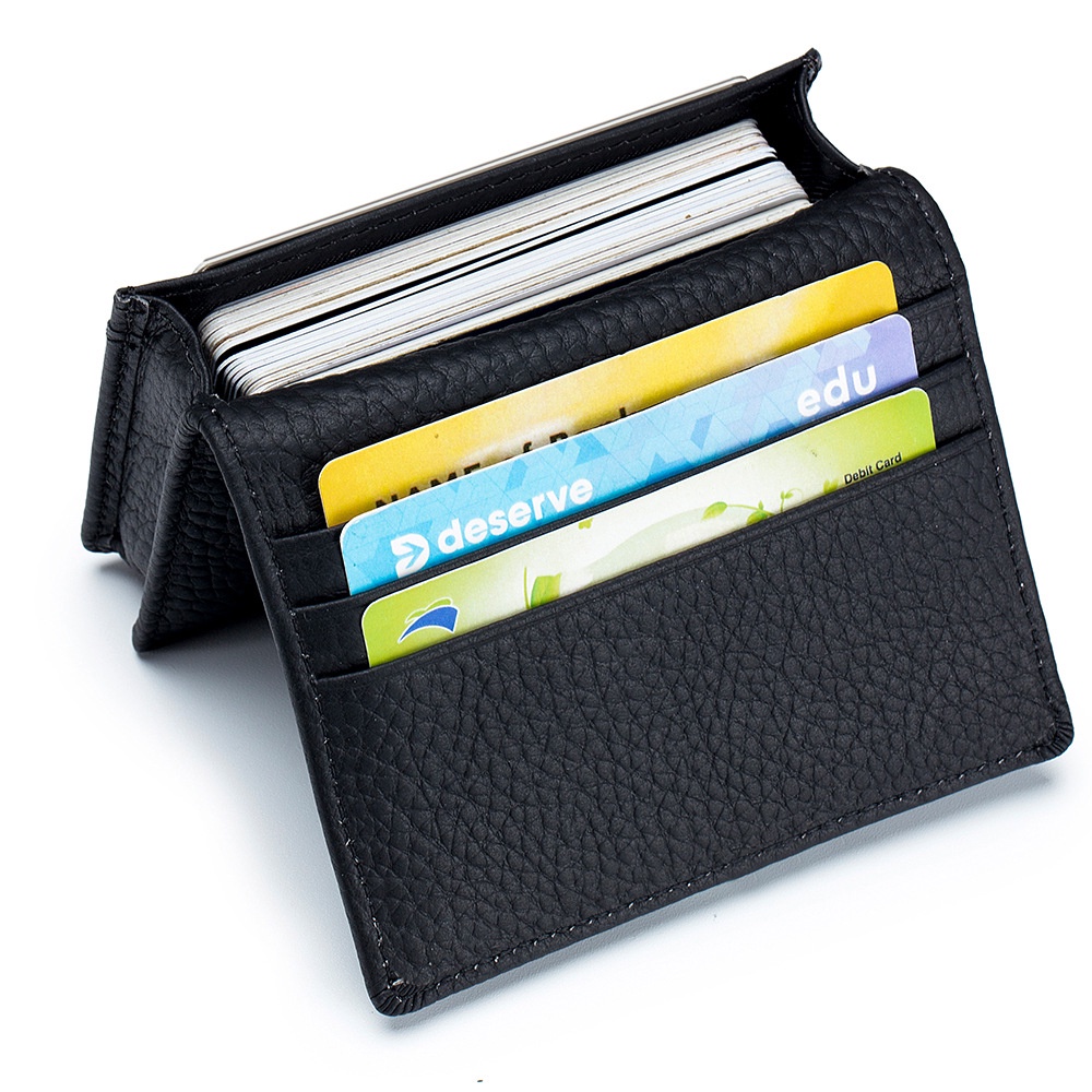 New Multifunctional Business Card Bag Business Casual First Layer ...