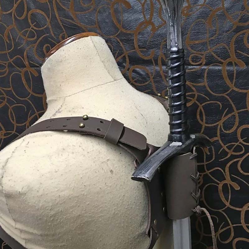 Medieval Shoulder Back Sword Katana Sheath Scabbard Holder Viking ...