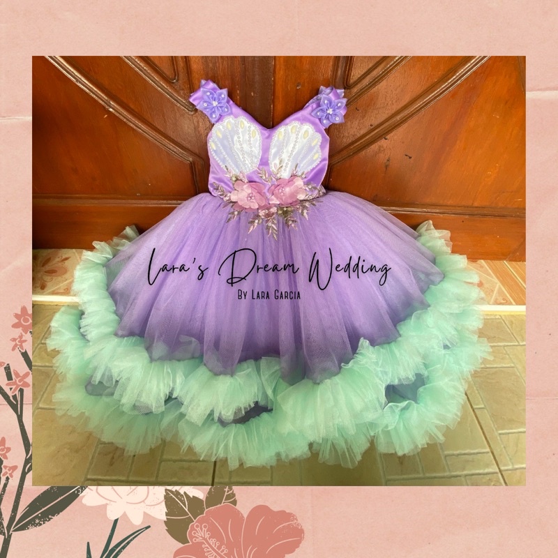 TRENDY MERMAID THEME GOWN | Shopee Philippines