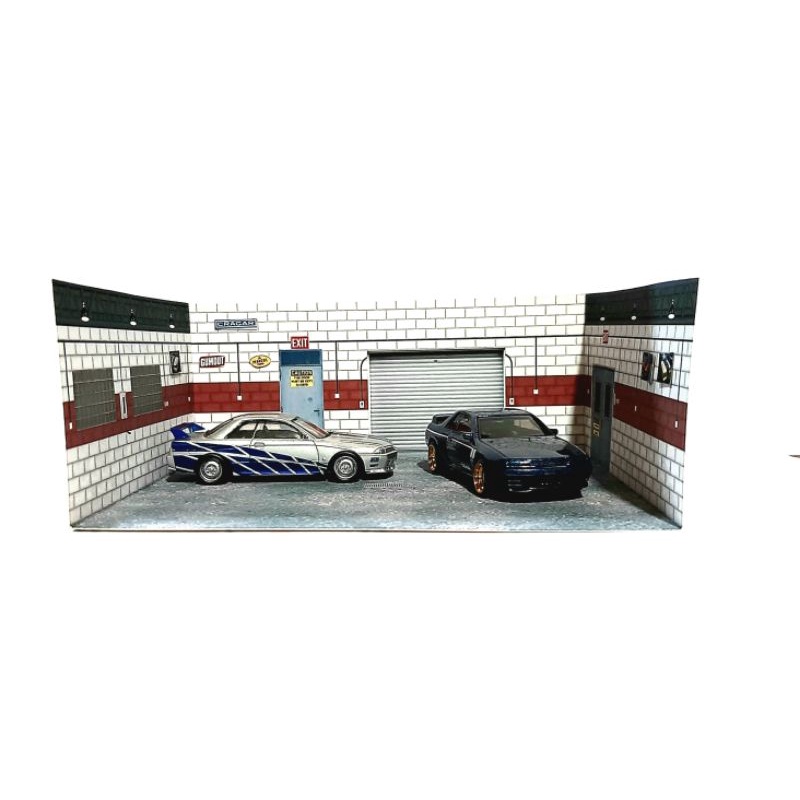 Diy 1:64 scale papercraft garage Diorama part 7 | Shopee Philippines