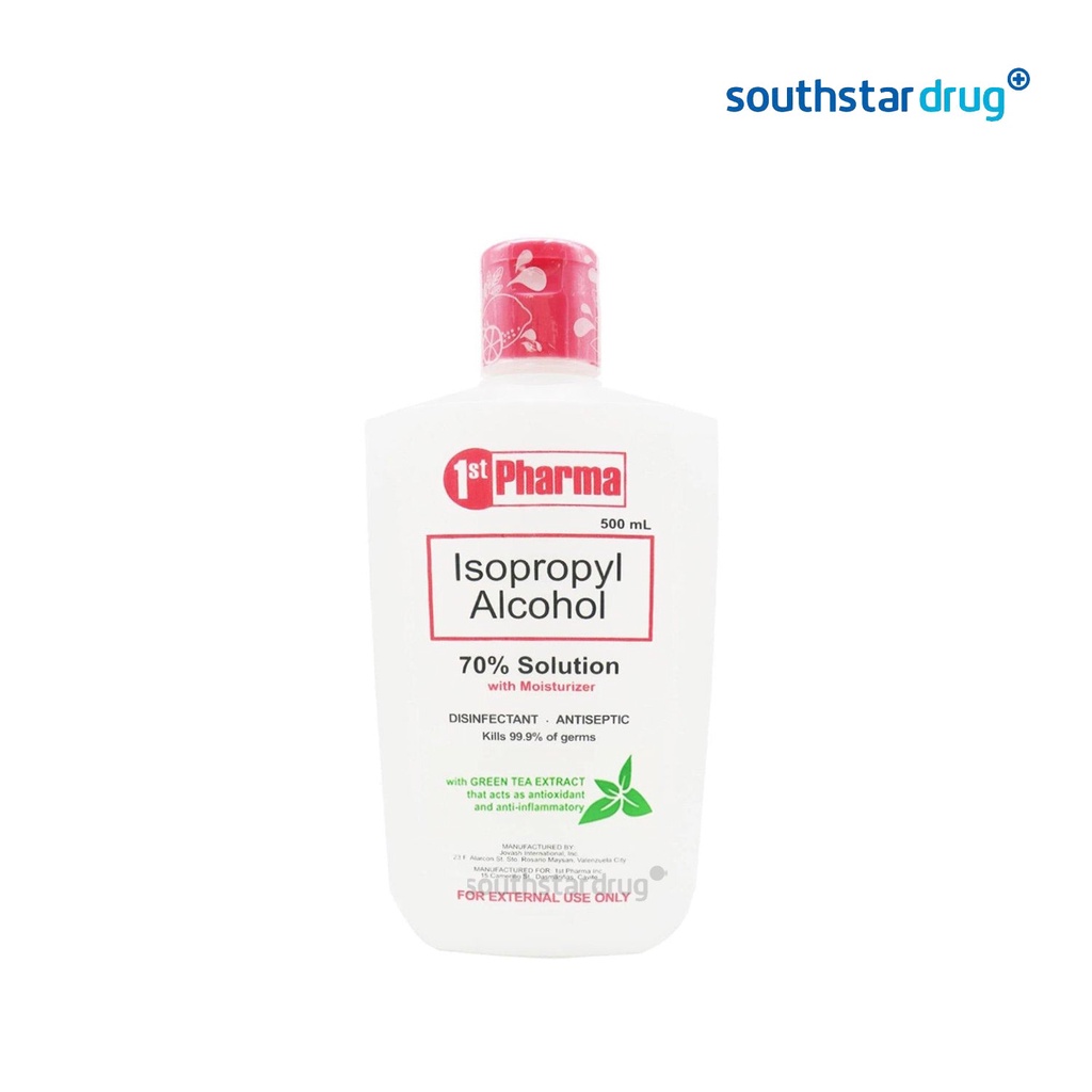 1st Pharma Green Tea Alcohol 70 % 500 ml | Shopee Philippines