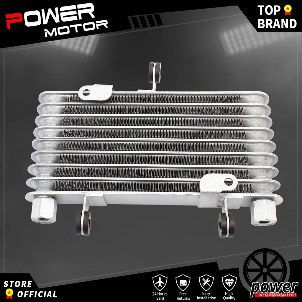 Universal 8 Row Engine Oil Cooler Aluminum Cooling Radiator for 125CC ...