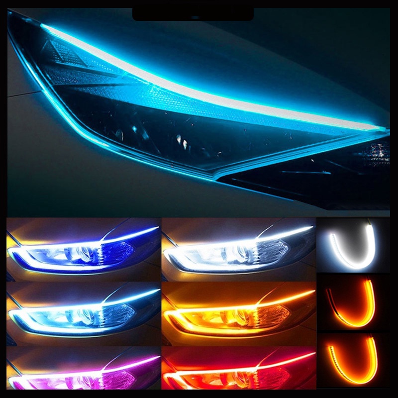 2pcs car LED light bar/car headlight daytime running light/bi-color ...