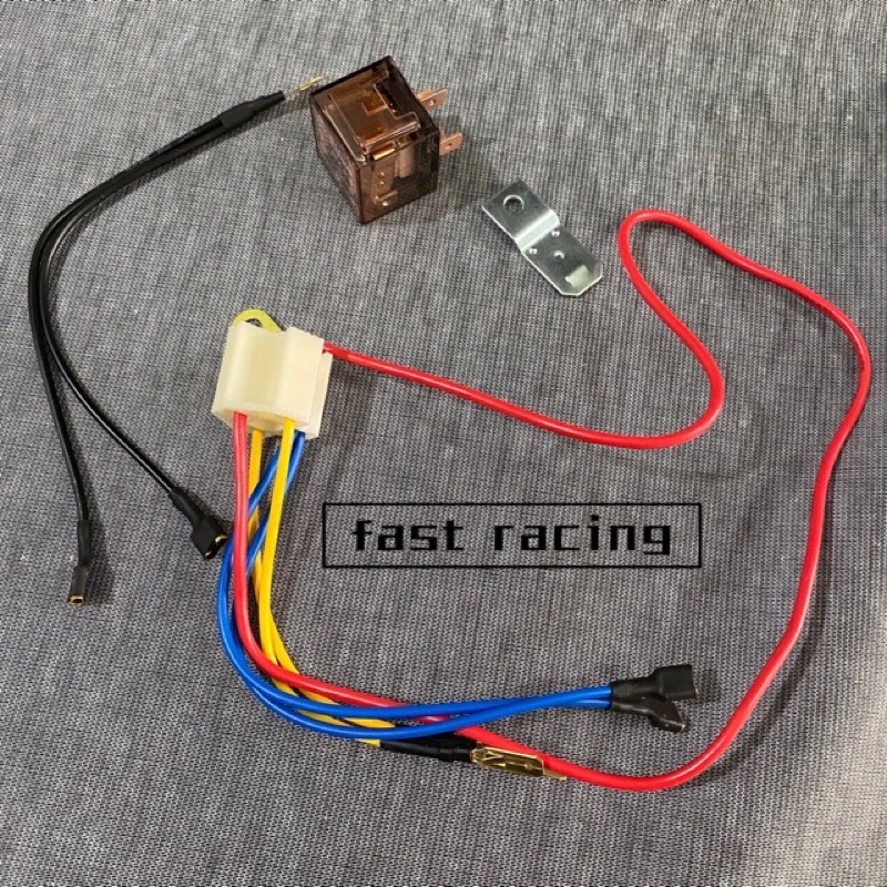 COD 4 PIN HORN RELAY MINI DRIVING LIGHT RELAY SET TRANSPARENT SOCKET ...