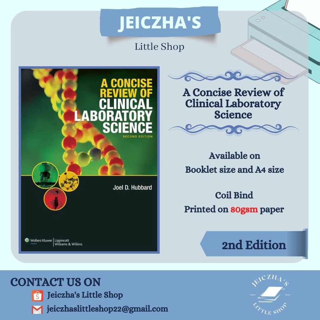 A Concise Review of Clinical Laboratory Science [2nd Edition] | Shopee Philippines