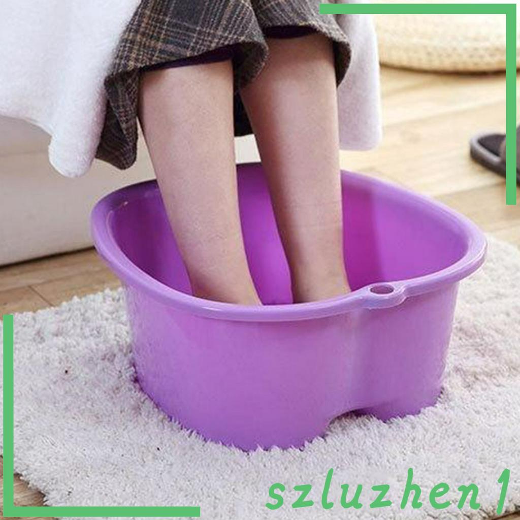[ ech] Large Foot Bath Spa Bowl Basin Sturdy Foot Soak Basin | Shopee ...