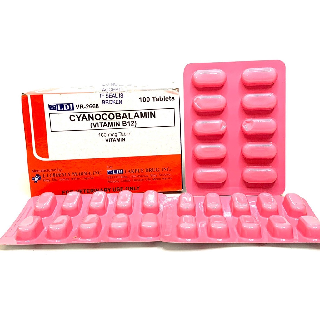 LDI B12 Vitamin 100 tablets per box | Shopee Philippines