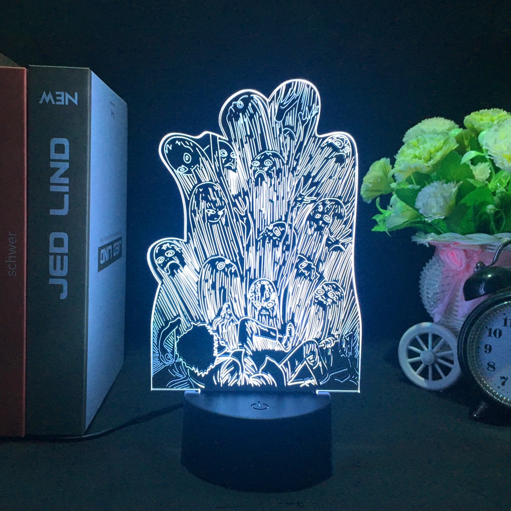 3d Led Light Anime Junji Ito Collection For Bedroom Decor Light