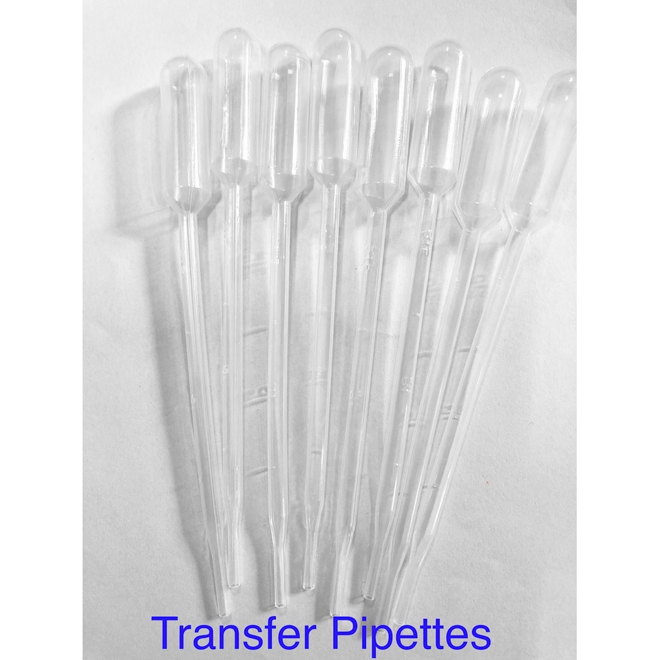 Transfer Pipette, Graduated, Increment of 0.25ml, Disposable, 1ml and 3 ...