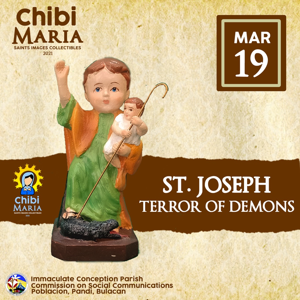 Chibi Saint - Saint Joseph, terror of Demons | Shopee Philippines
