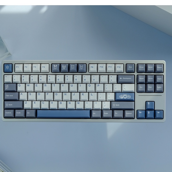 GMK Arctic Circle Keycap, 129 Keys PBT Keycaps Cherry Profile DYE-SUB ...
