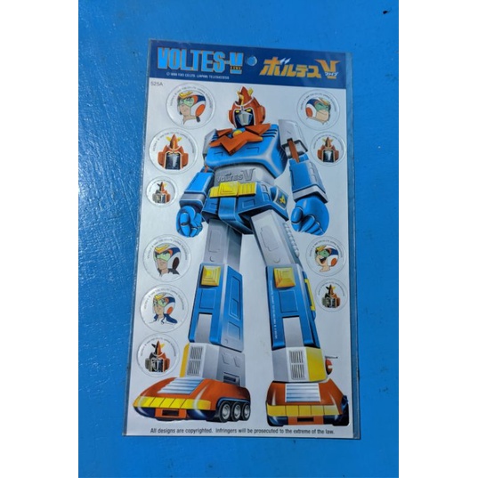 Voltes V Sticker Vintage Retro Batang90s | Shopee Philippines