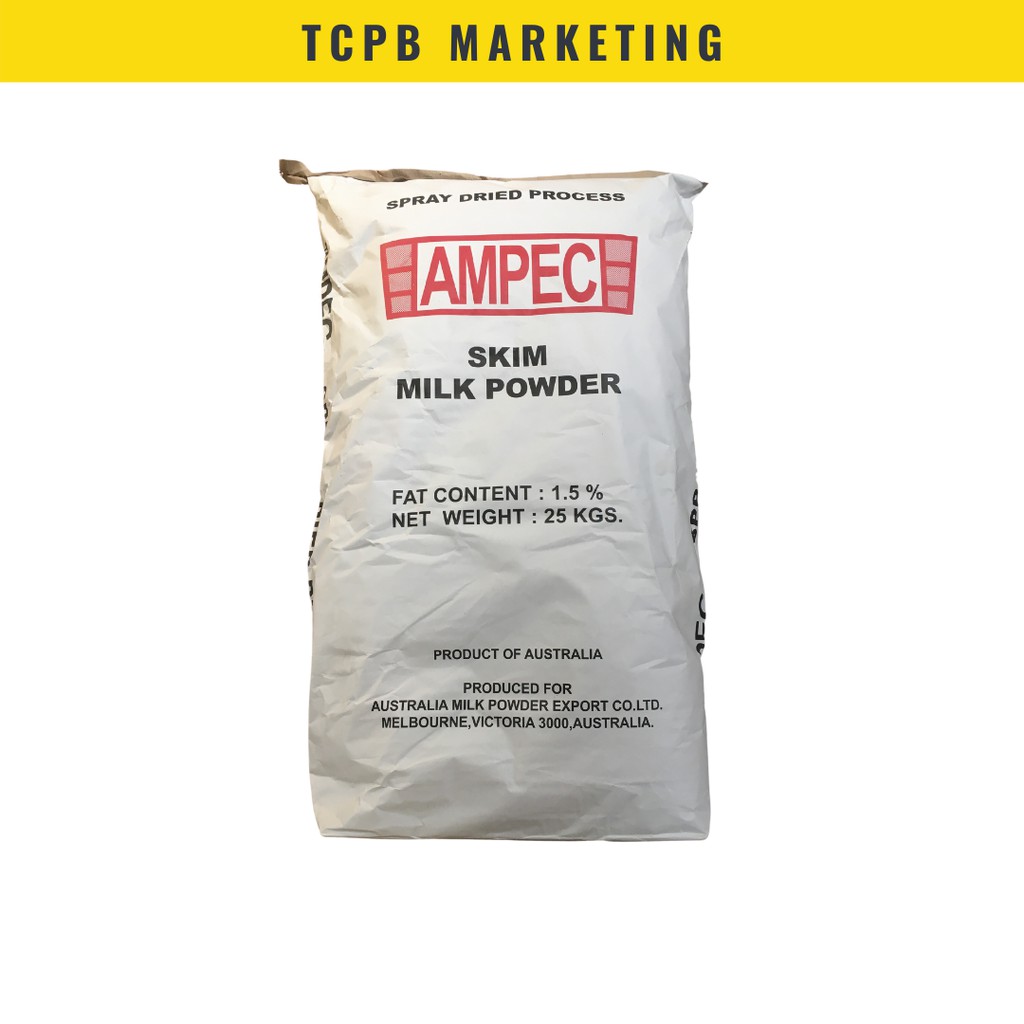 AMPEC Skimmed Milk Powder (25kgs) | Shopee Philippines