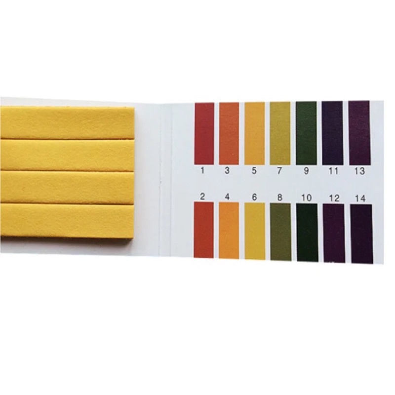 Litmus paper to test pH scale from 1 to 14 - 80 pieces with comparison ...
