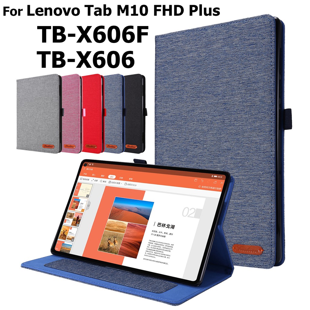Case For Lenovo M10 Plus 10.3 inch TB-X606 TB-X606F TB-X606X PU Leather ...