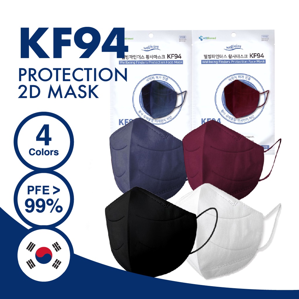 10/30P/50P Kf94 3-Ply Duckbill Wellbeing Face Mask Fish Mouth Bird Beak ...