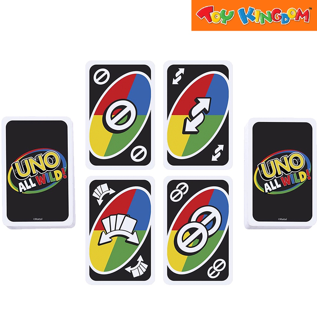 Mattel Games All Wild UNO Card Game | Shopee Philippines