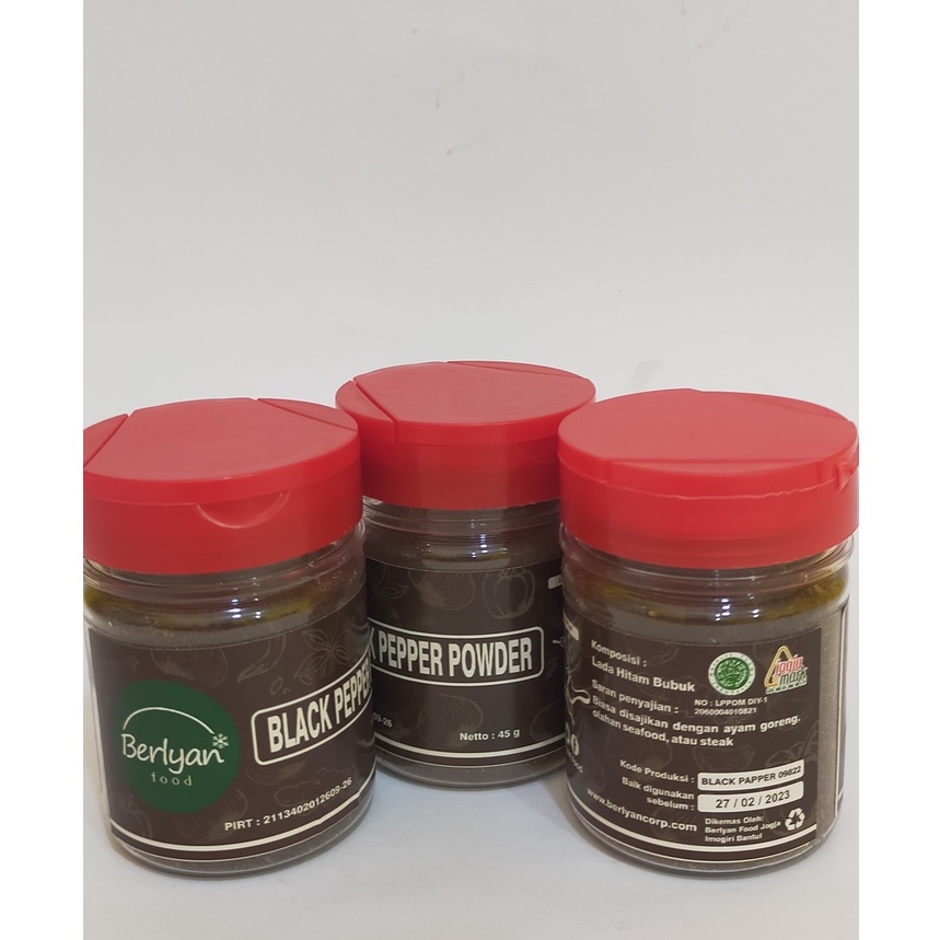 Black Pepper Bottle Packaging 45 g Free Bubble Wrab And Thick Box ...