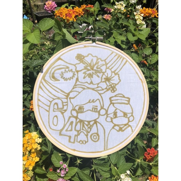 Batik painting kit 20cm frame Merdeka Edition | Shopee Philippines