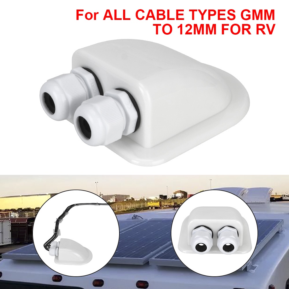 Caravan Solar Car Junction Box Cable Entry Gland Box Roof Wire Entry ...
