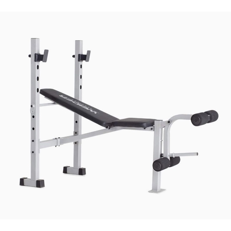Weider USA Platinum Standard Weight Bench with Fixed Uprights and ...