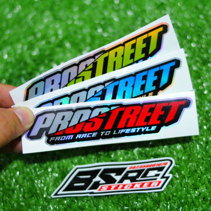Premium hologram prostreet sticker/viral race sticker | Shopee Philippines