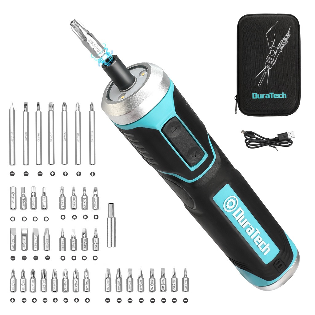 Workpro Duratech Electric Screwdriver Set 28 In 1 Cordless Repair Tools ...