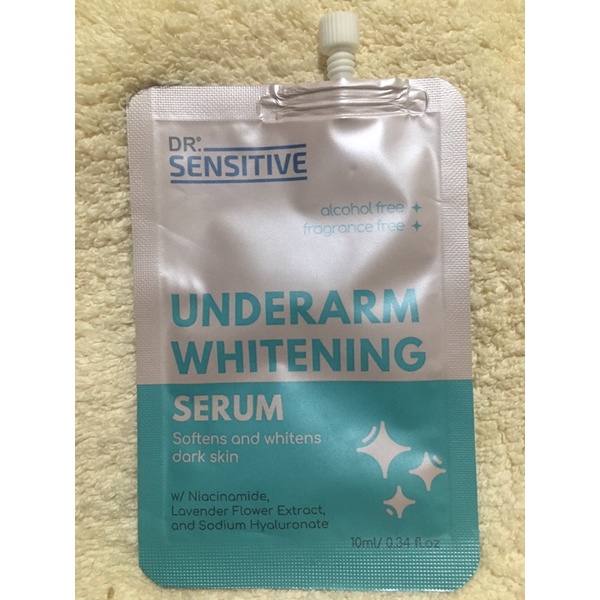 Dr. Sensitive underarm whitening serum 10ml | Shopee Philippines