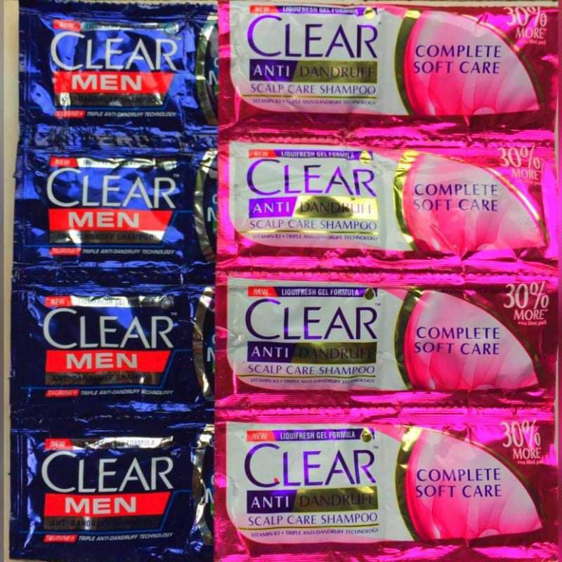 CLEAR SHAMPOO SACHET 12pcs | Shopee Philippines