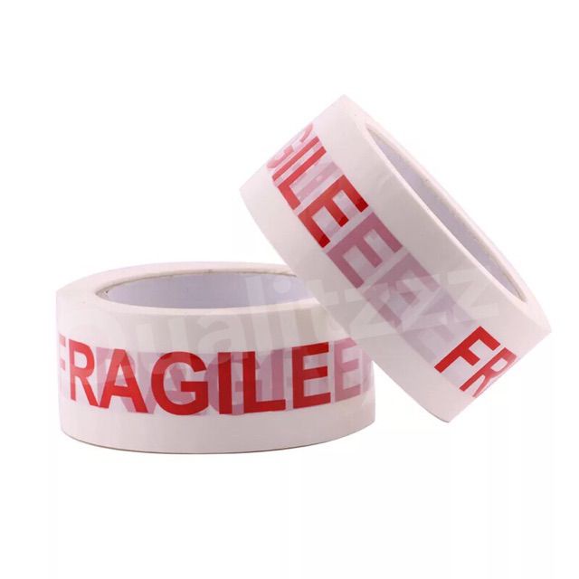 1Roll Fragile Tape/Packaging Tape 2x50M, 2x100M | Shopee Philippines