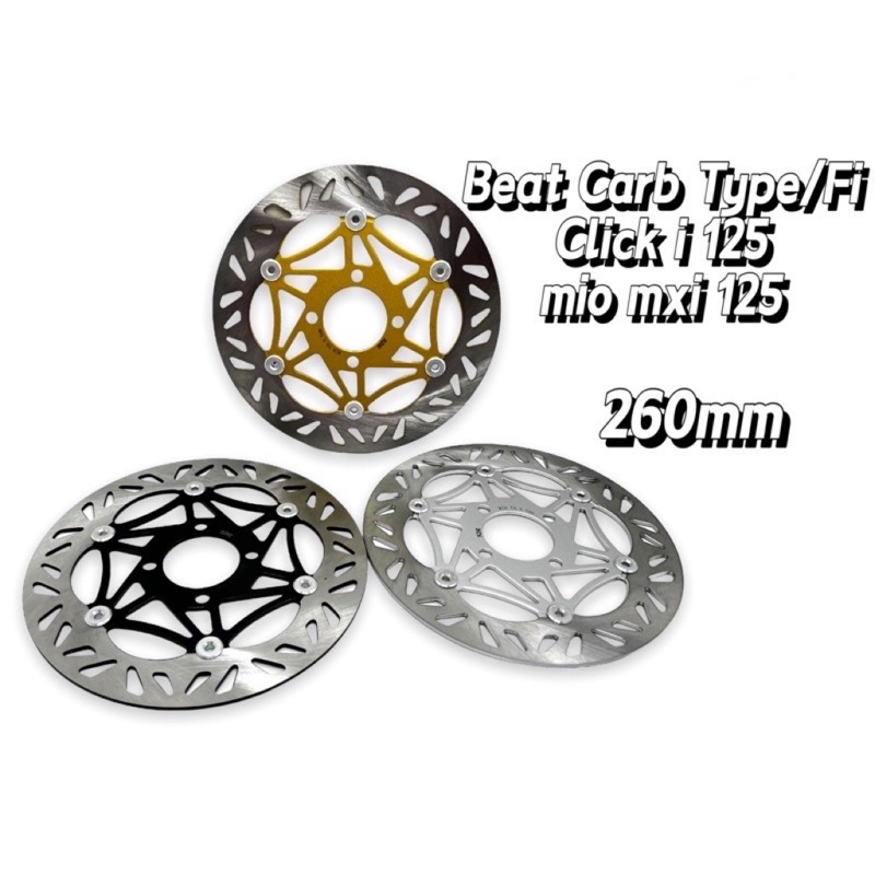 Big disc 260mm beat carb or fi,click i 125 scoopy,zoomer,genio rotor ...
