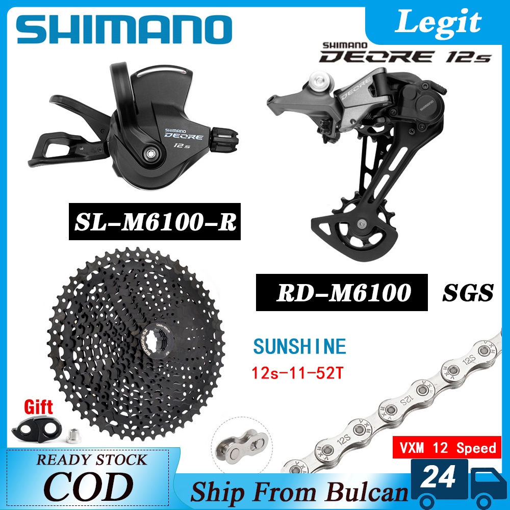 Shimano Deore M6100 1x12 Speed derailleurs Group 12s shift lever RD ...