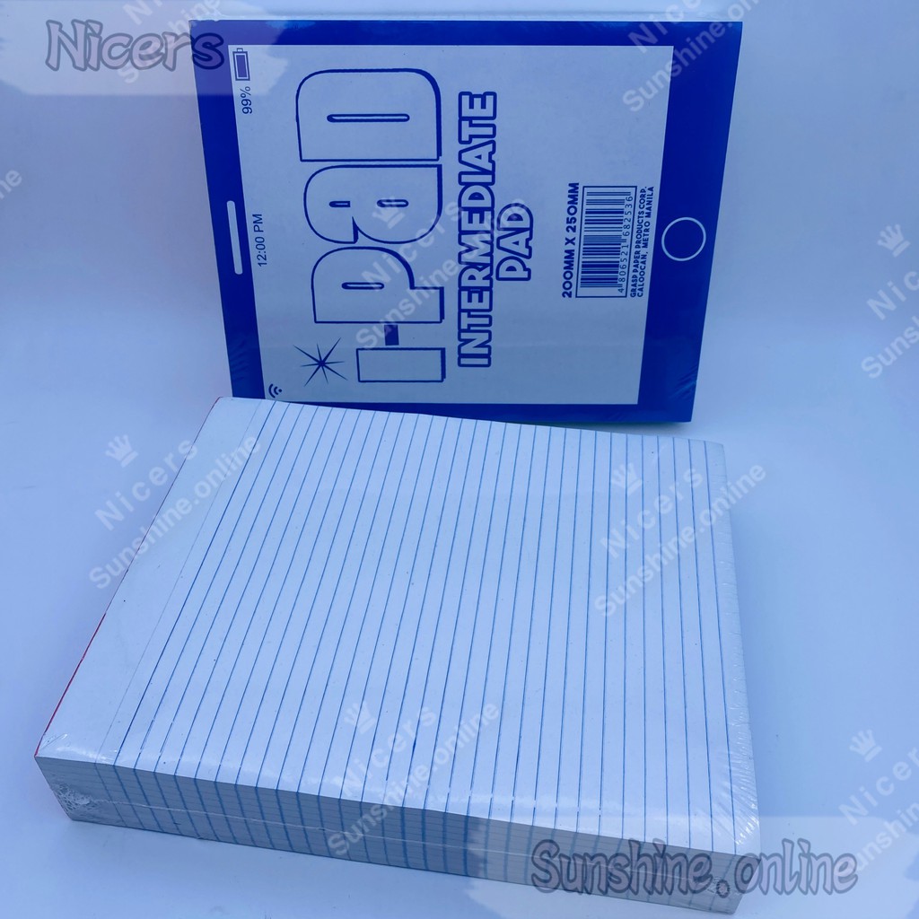 iDOLS KIDS Intermediate pad Writing Pad 10books | Shopee Philippines