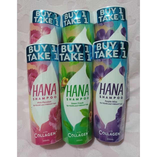 HANA Shampoo with Collagen 380ml [Bundle of 2] | Shopee Philippines