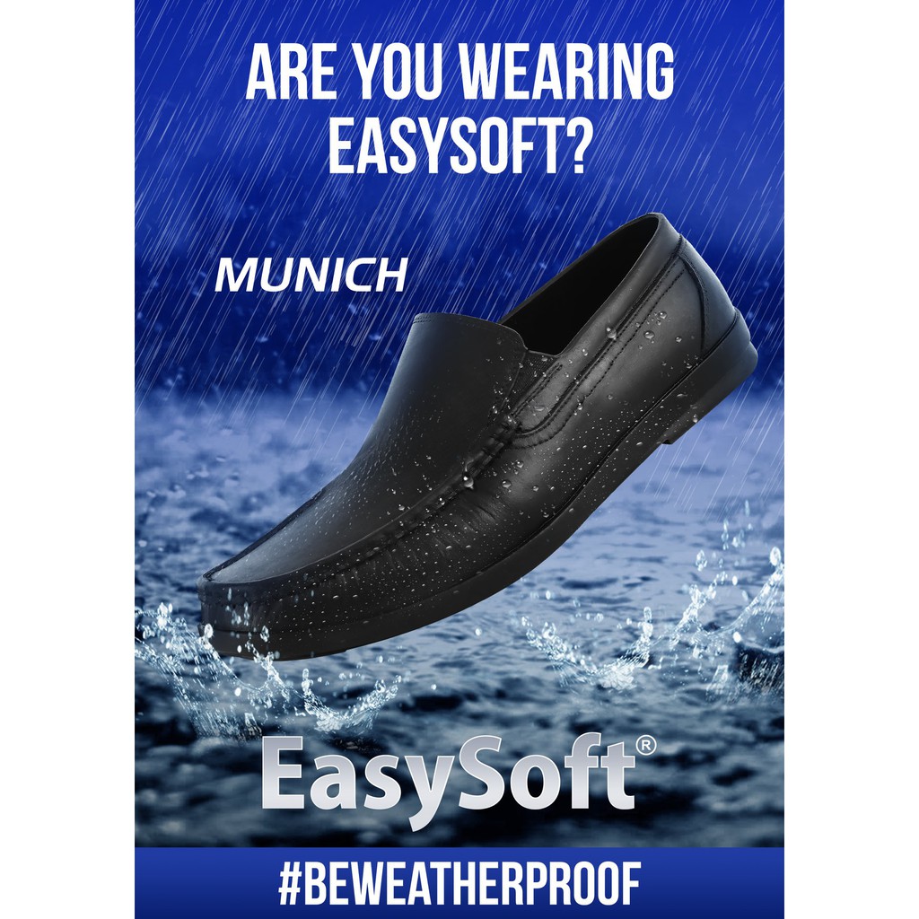 Easysoft Shoes " Munich" For Men and Teens in black color | Shopee ...