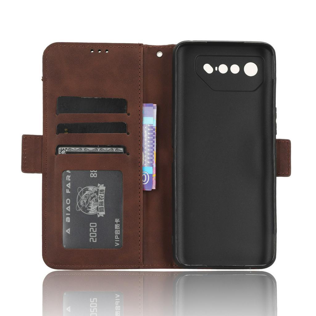For ASUS ROG Phone 7 ROG7 Ultimate Casing Magnetic Buckle Card Leather ...