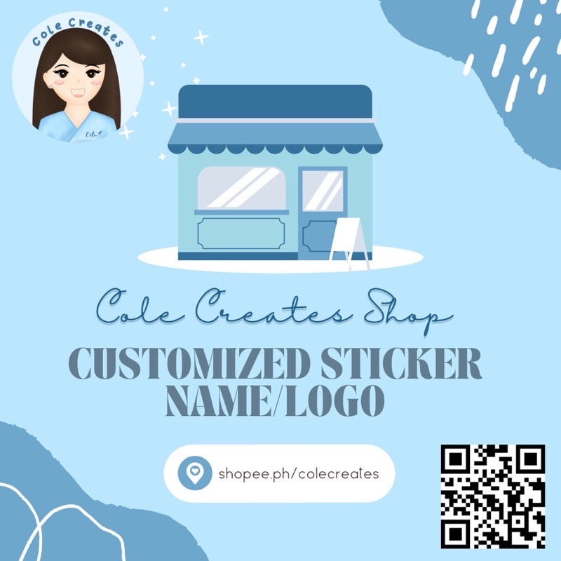 custom layout for sticker names | Shopee Philippines