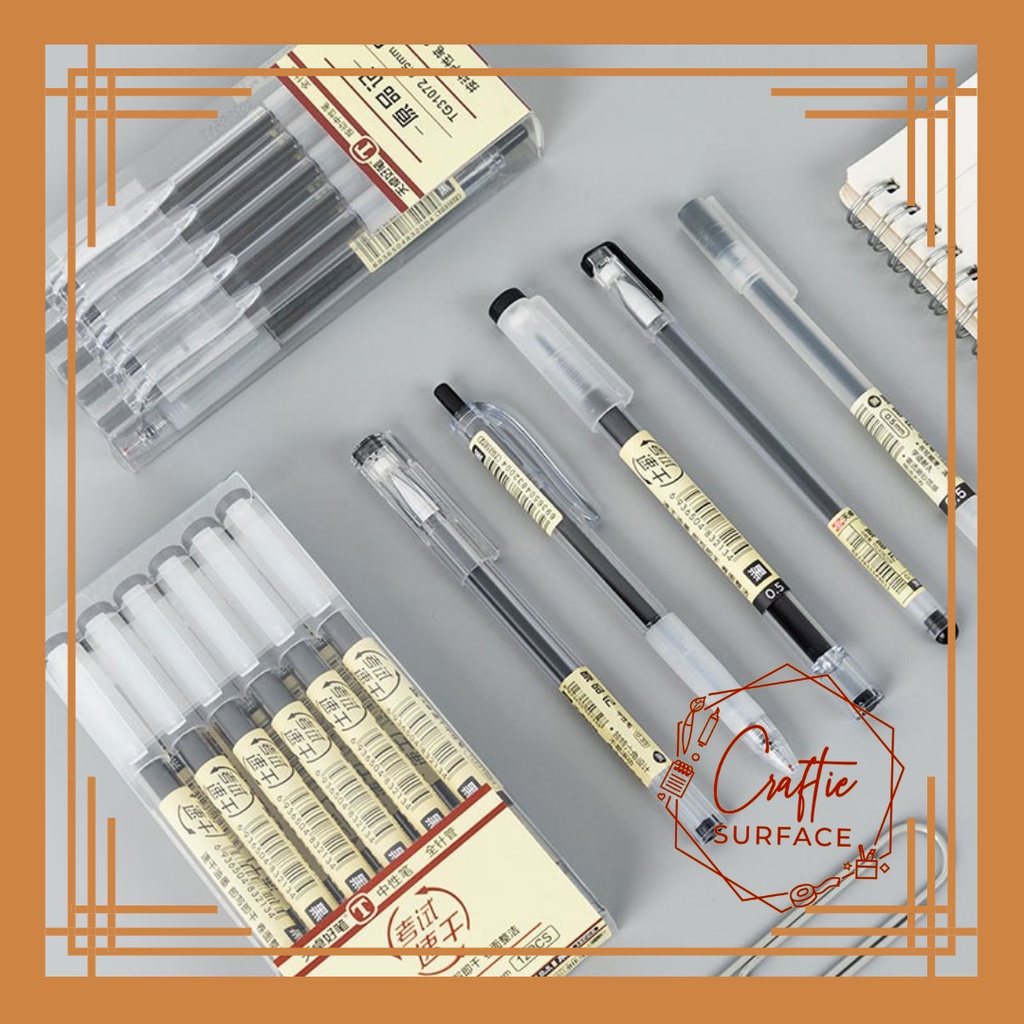 Simple Style Black Gel Pen - sold per piece | Shopee Philippines