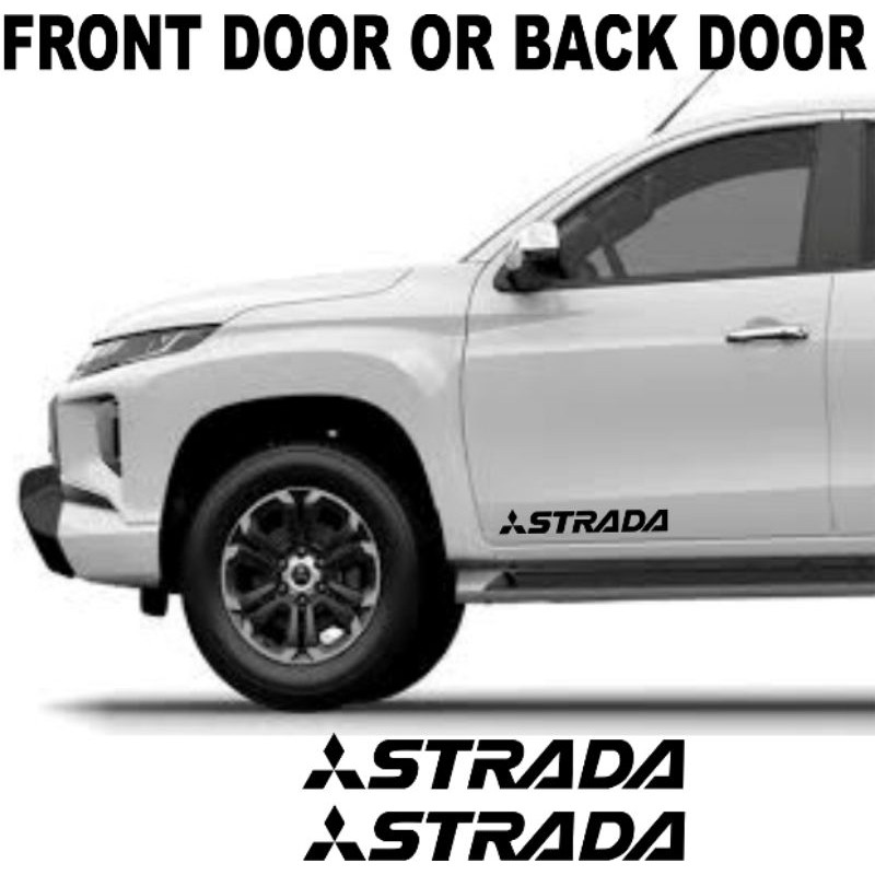 Mitsubishi Strada Sticker for side door | Shopee Philippines